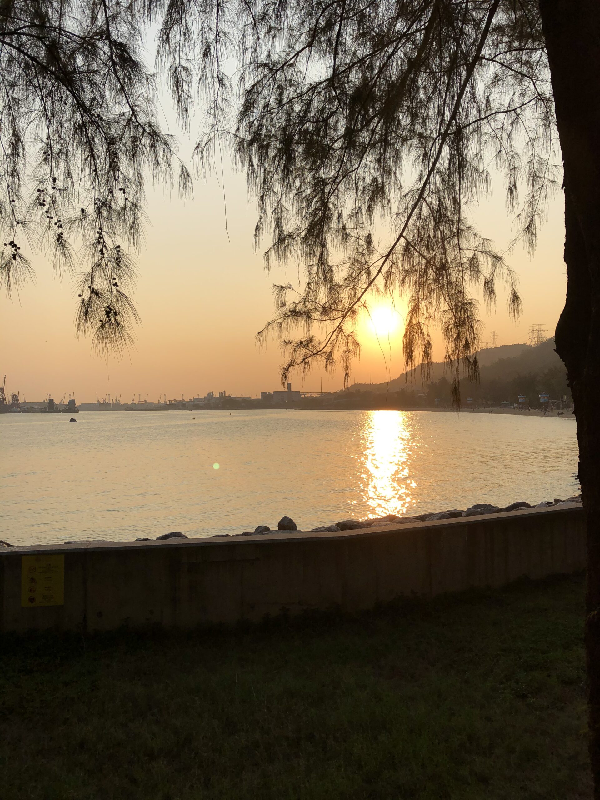 屯門蝴蝶灣公園海灘(最美日落) Tuen Mun Butterfly Park Beach Beautiful Sunset - 則則復則則